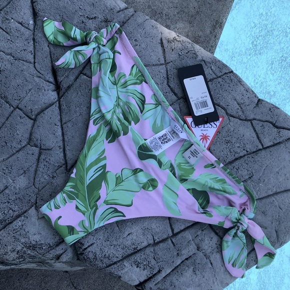 Guess | Swim | Guess Beach Xl Plm Beach High Cut Swim Bottom Reversible ...